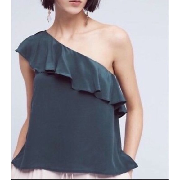 Stunning One Shoulder Ruffle Top Gallery